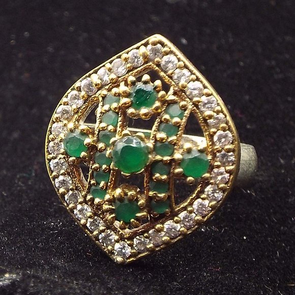 OVER THE TOP DESIGN AND LOOK | Jewelry | Persian Bronze Emeralds Topaz ...